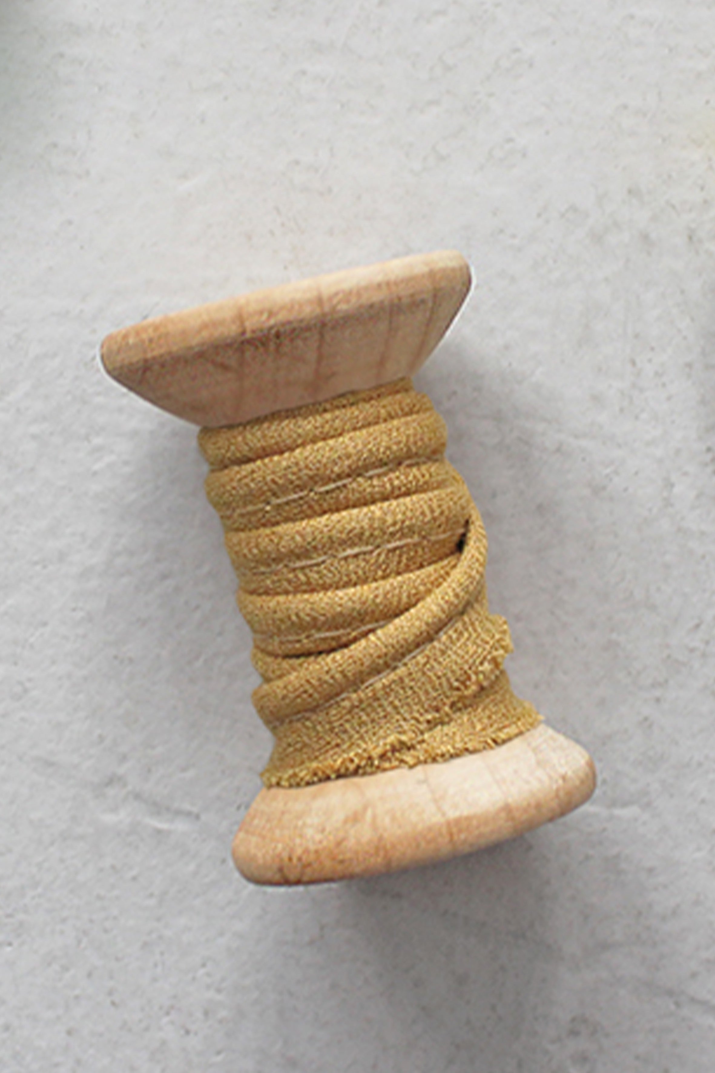 Crepe Mustard Piping - Atelier Brunette – ATELIER BRUNETTE