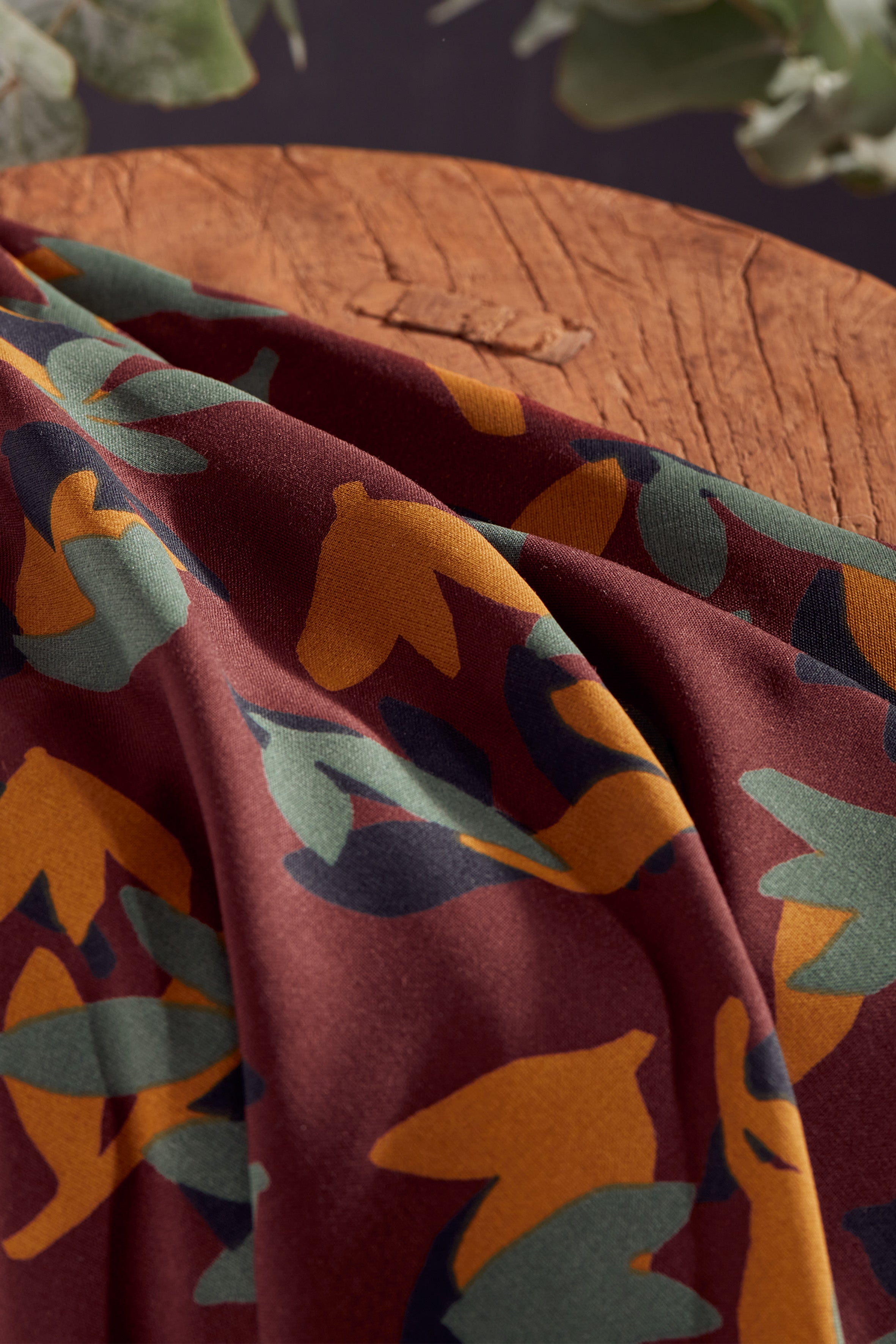 Tissu "Seraphine Rust" Atelier Brunette – ATELIER BRUNETTE