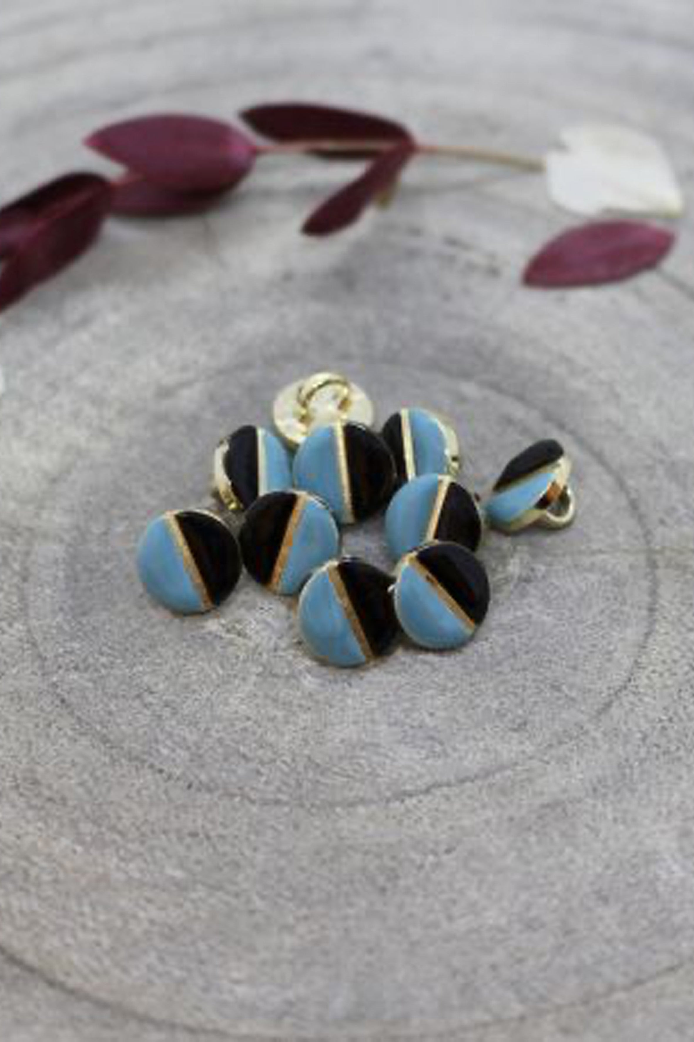 Boutons Wink Black - Storm Atelier Brunette – ATELIER BRUNETTE
